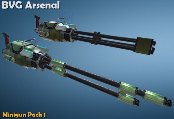blender gun minigun