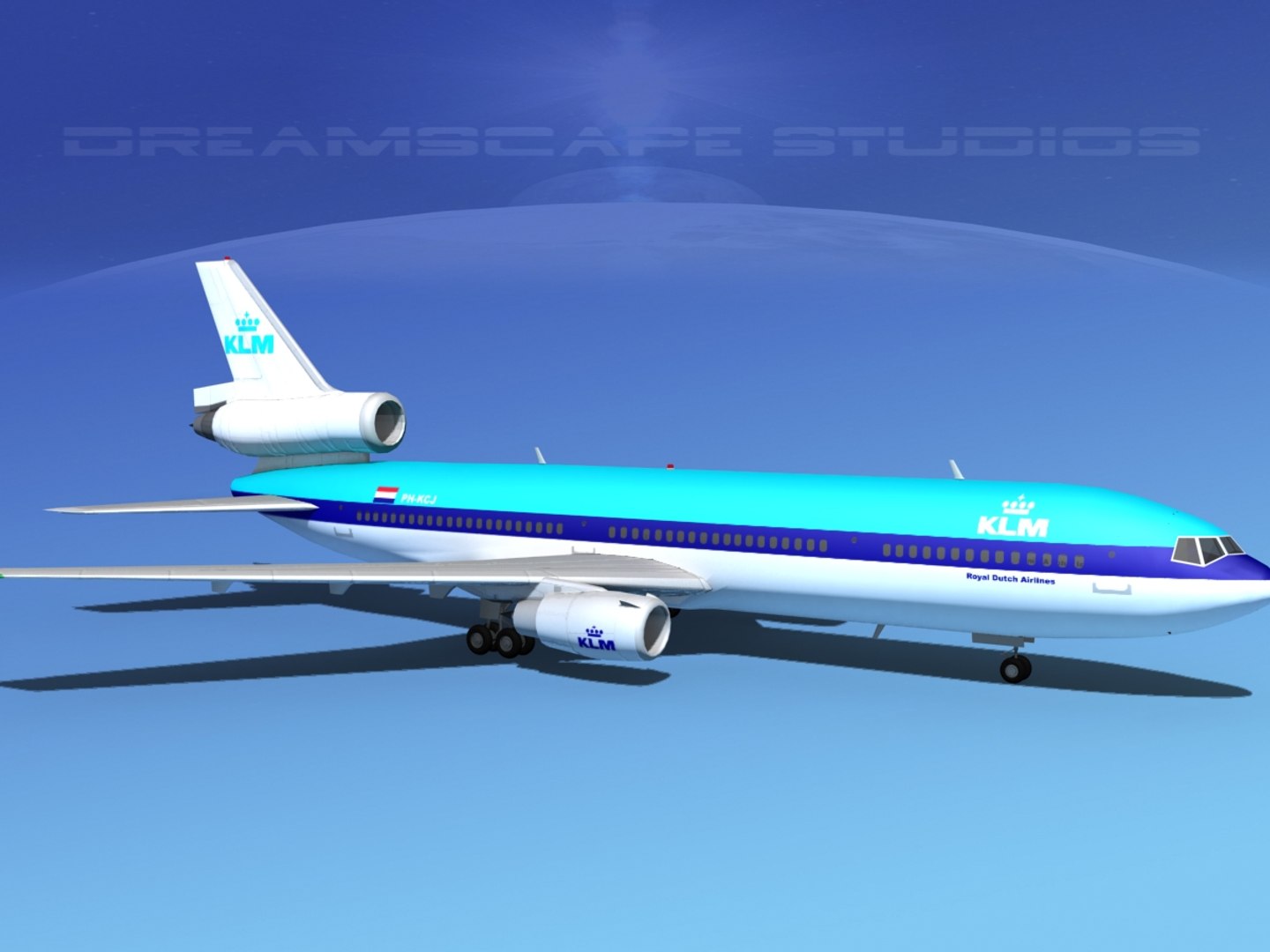 3d douglas dc-10