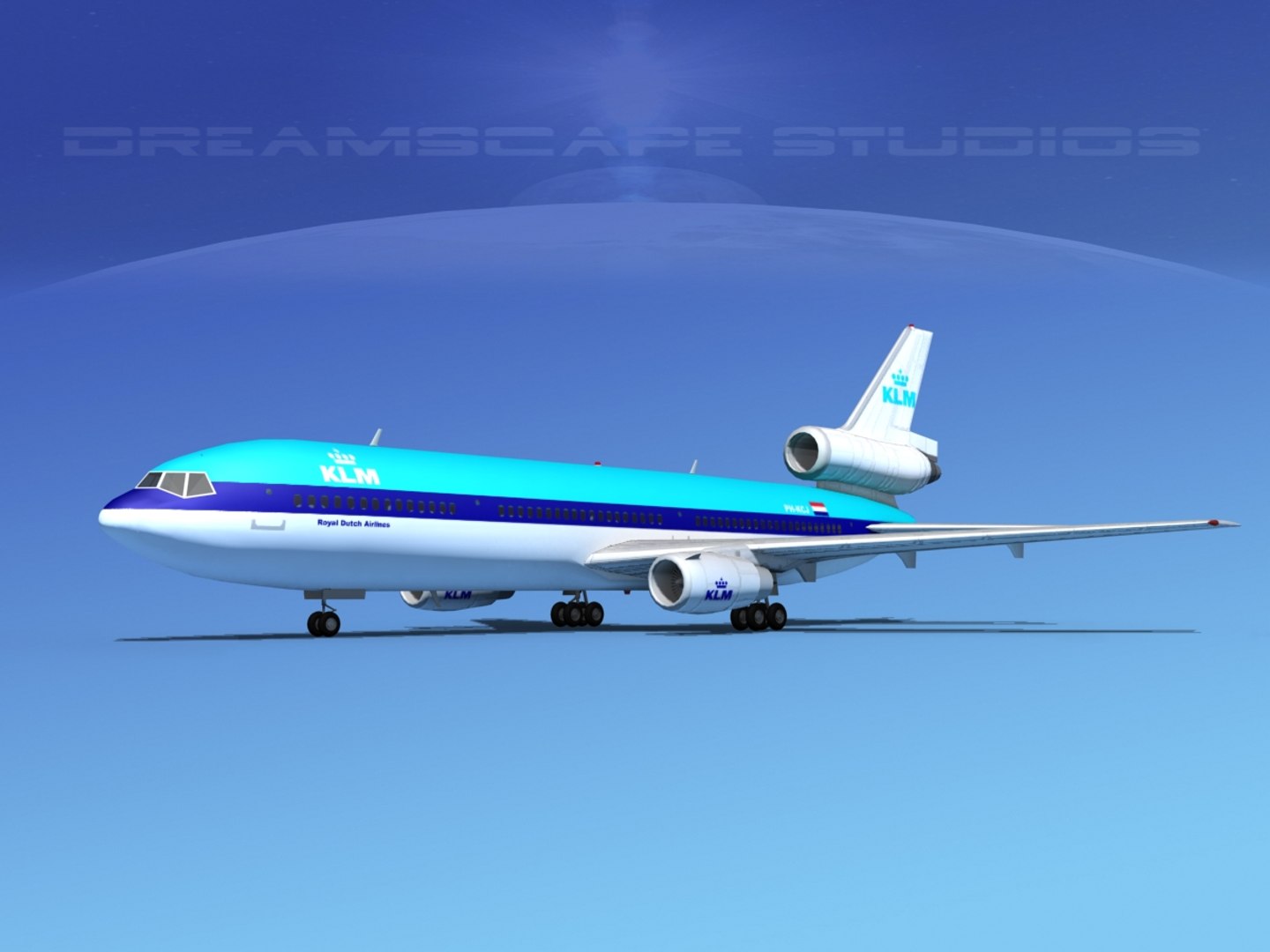 3d douglas dc-10