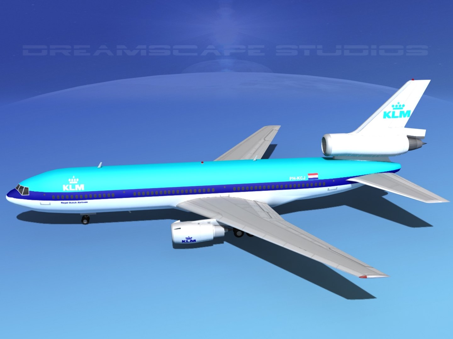 3d douglas dc-10