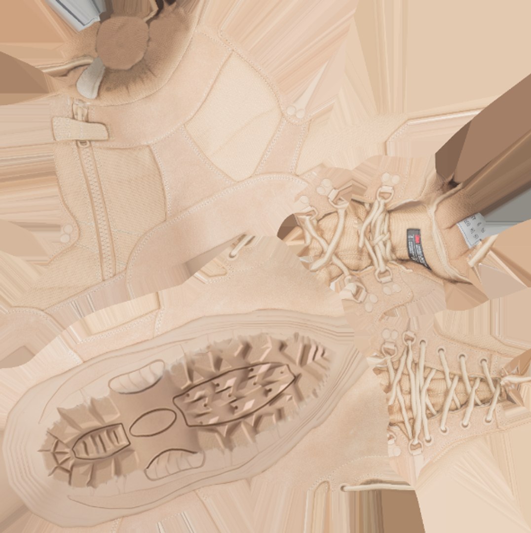 Human military boots color 3D - TurboSquid 1471034