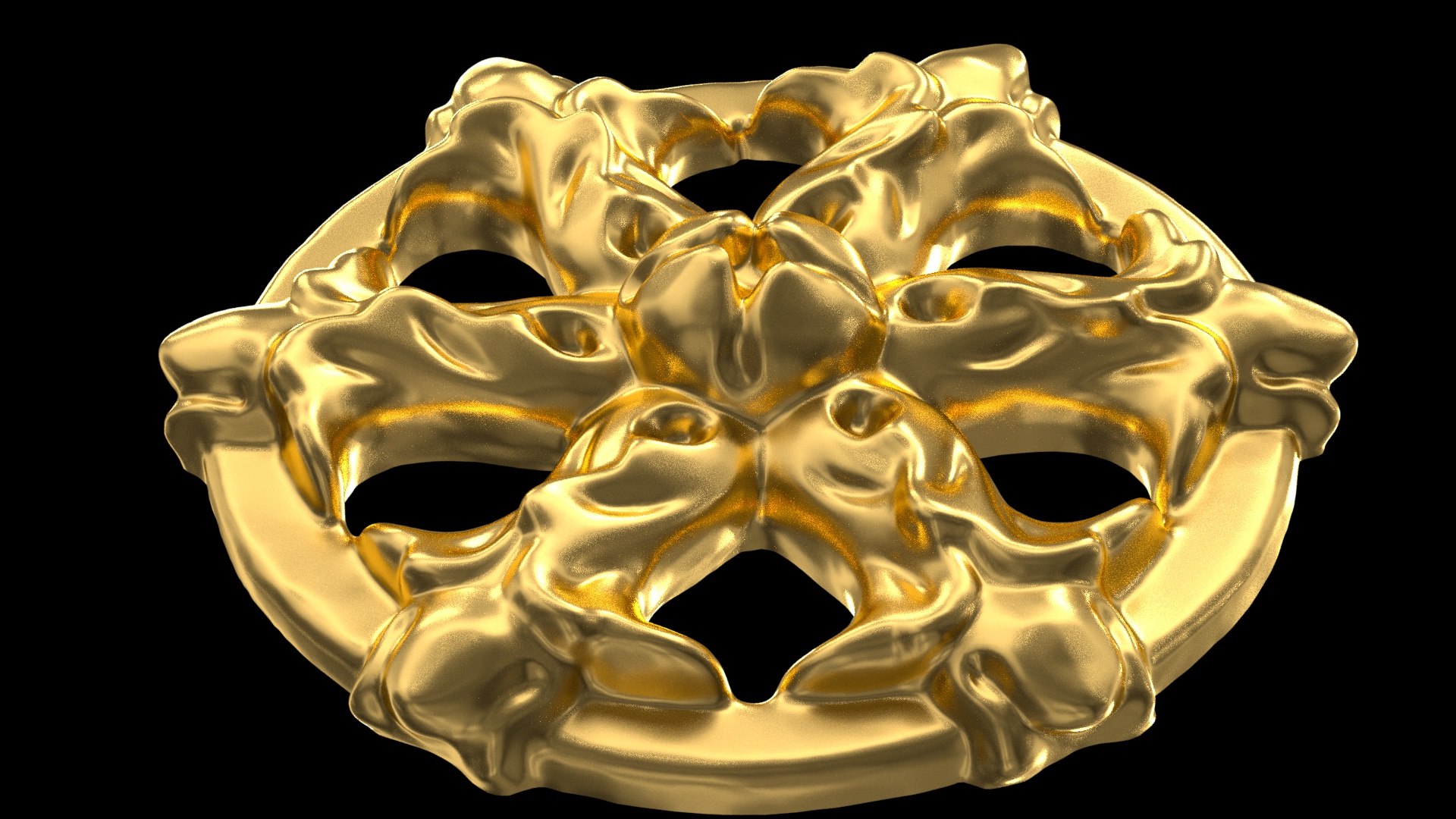 3D Plaster Decorative Bow DS347 - TurboSquid 2385171