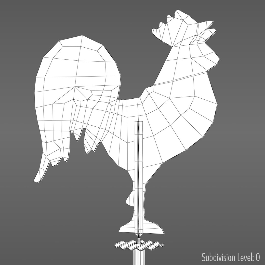 Weather Vane 3D Model - TurboSquid 1197763