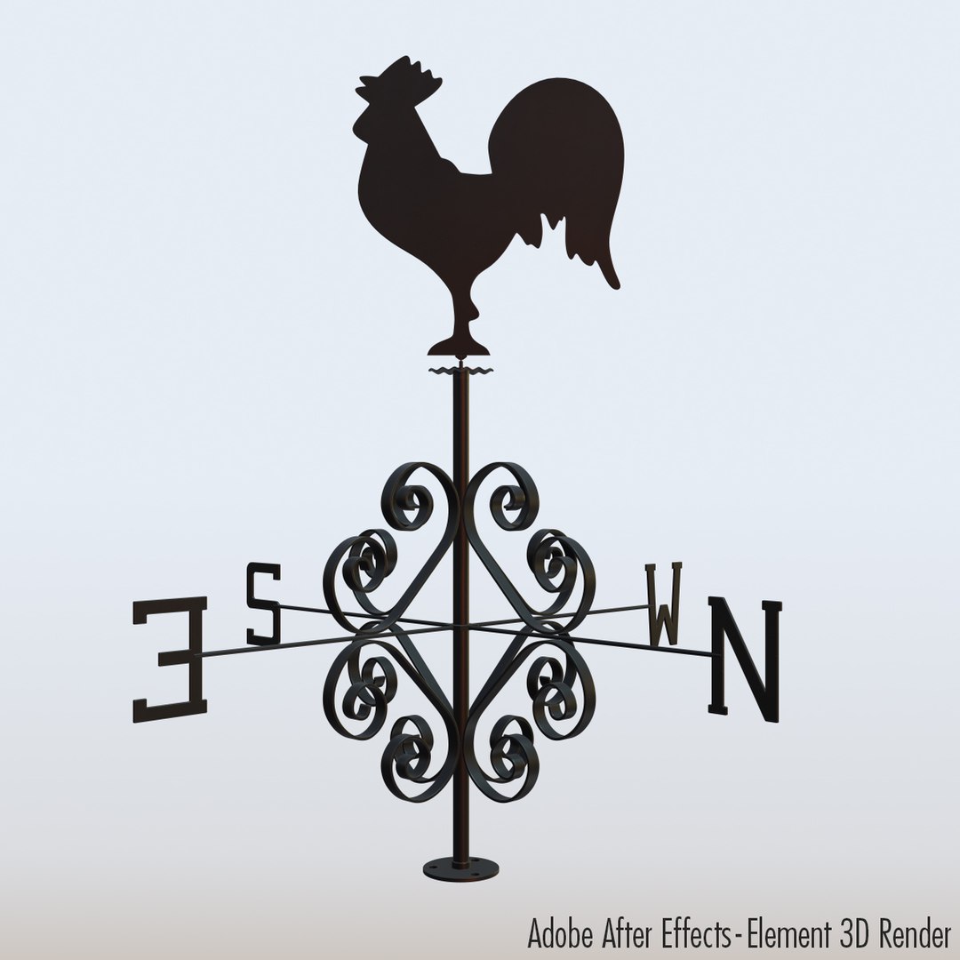 Weather Vane 3D Model - TurboSquid 1197763