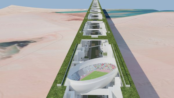 modelo 3d La Línea - NEOM - TurboSquid 2078625