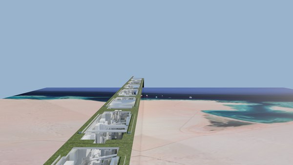 modelo 3d La Línea - NEOM - TurboSquid 2078625