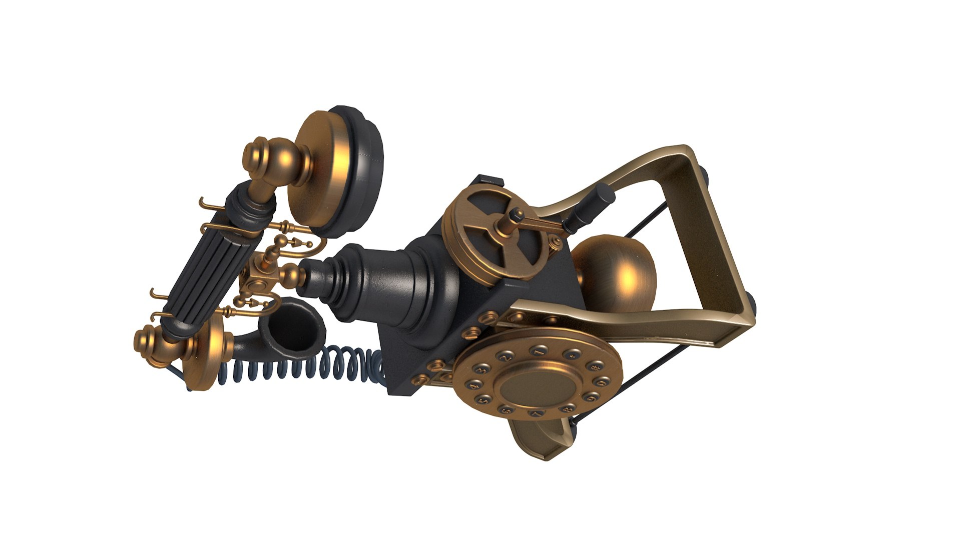Rotary Phones Collection Model - TurboSquid 2066257