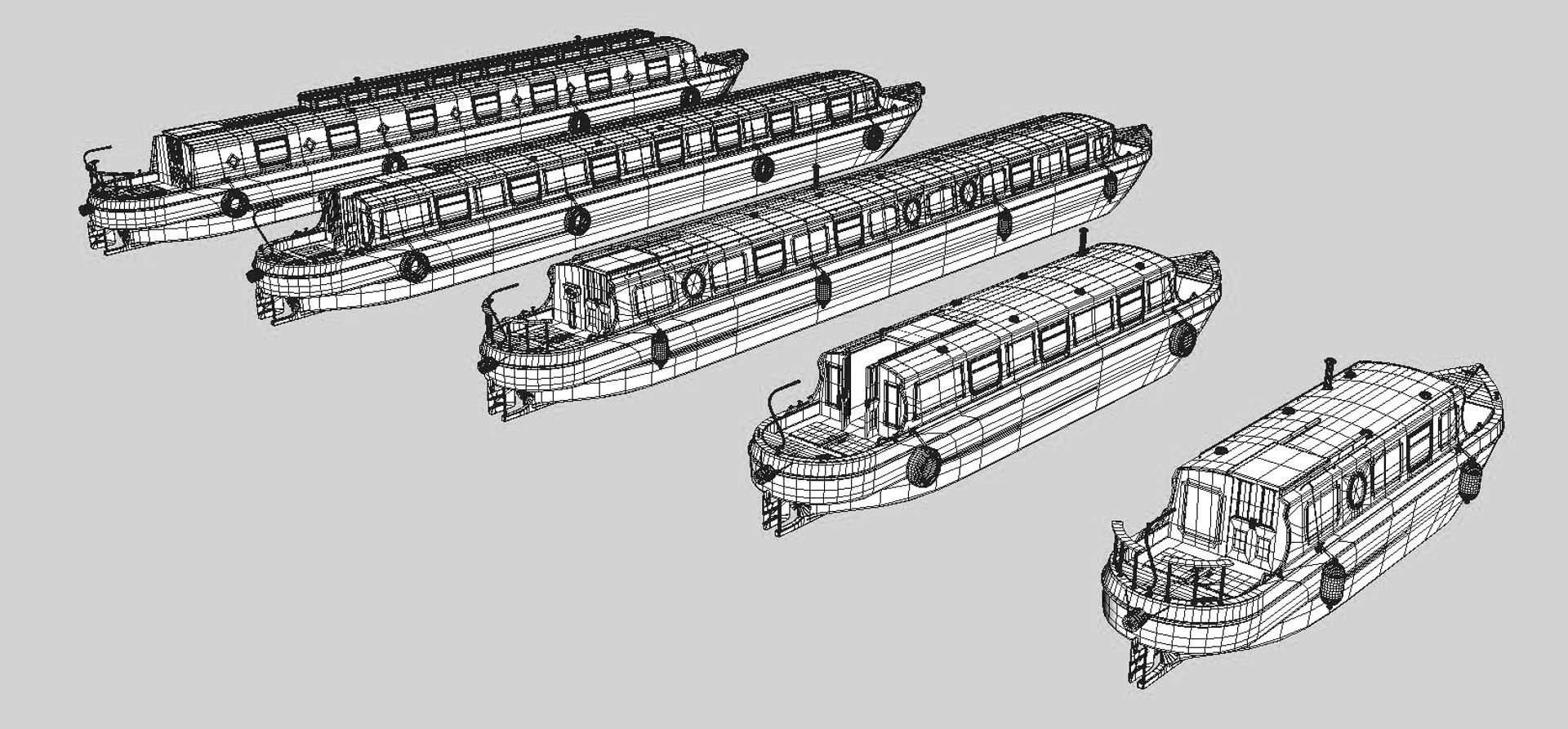 Narrowboats Holidays Weekend 3D Model - TurboSquid 1553590