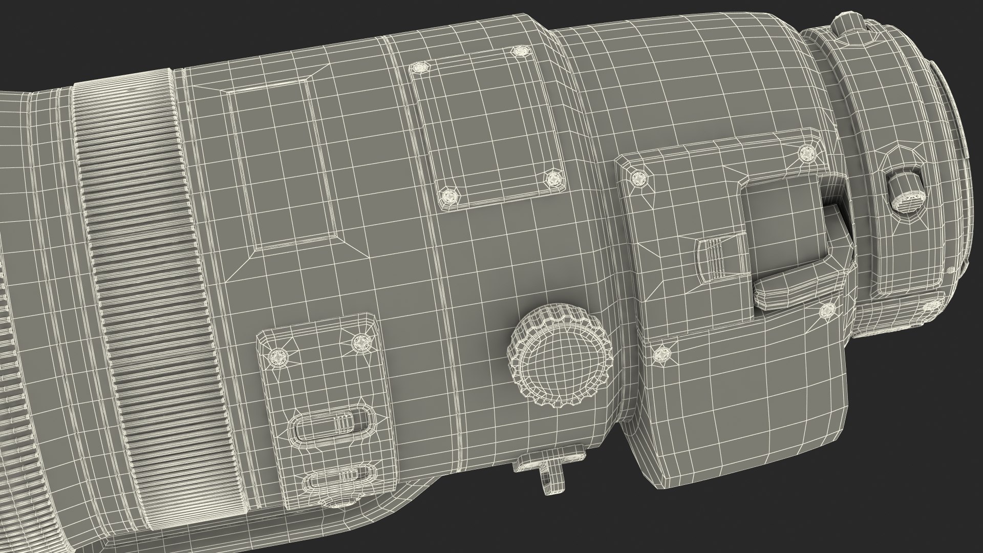 3D zoom lens 200 400mm - TurboSquid 1587006