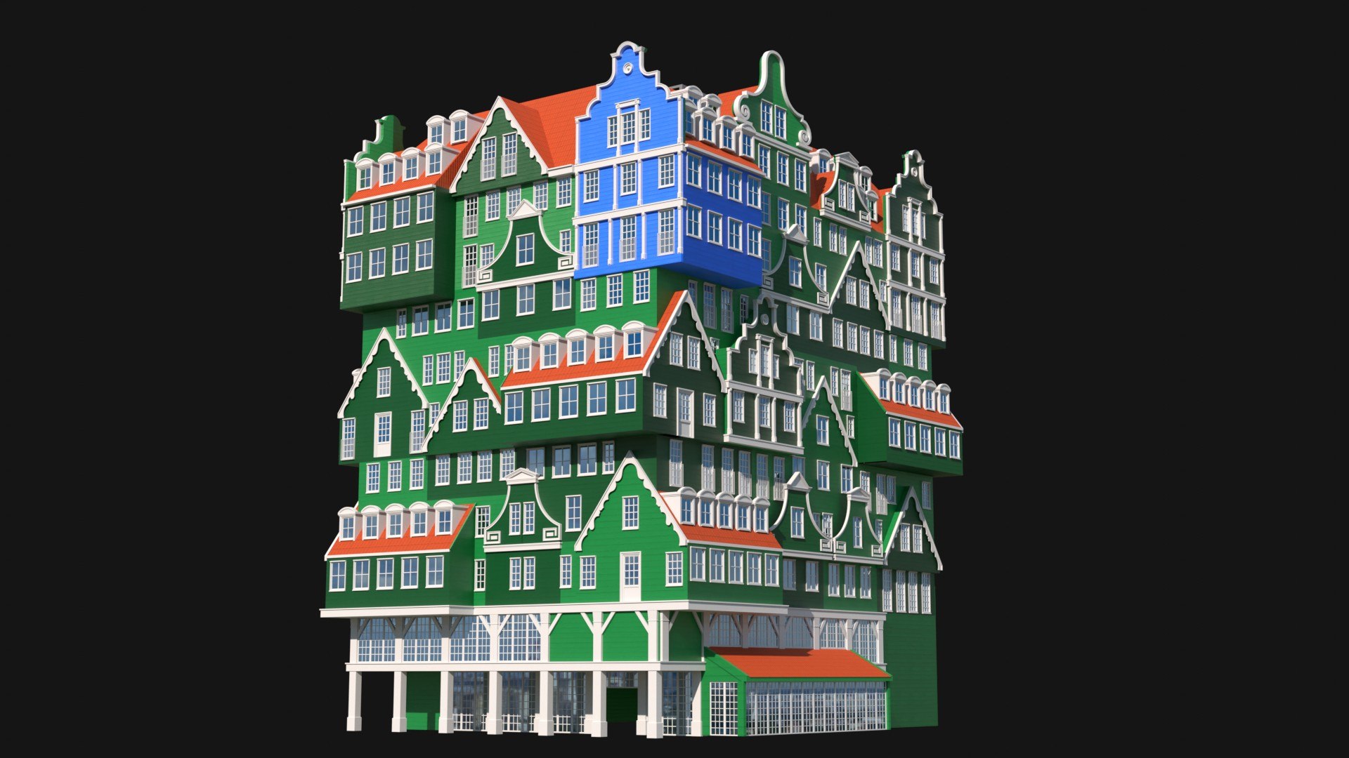 3D Zaandam Hotel - TurboSquid 2024548