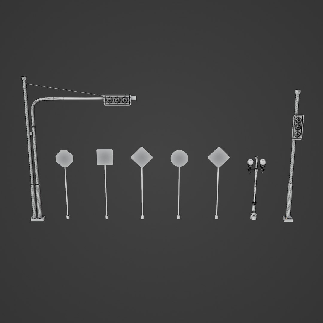 3D URBAN STREET KIT MODULAR ASSET - TurboSquid 2220657