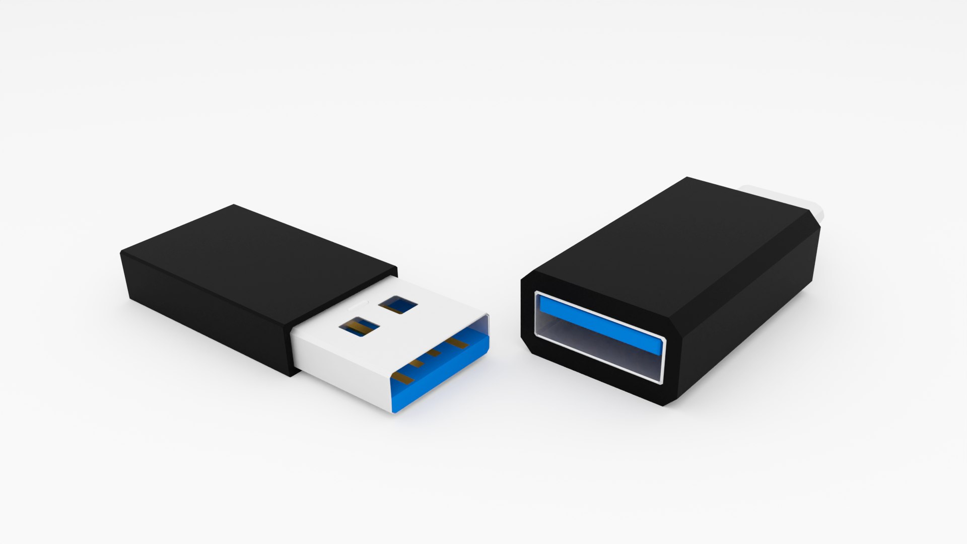 3D USB Type C Adapter - TurboSquid 1941798