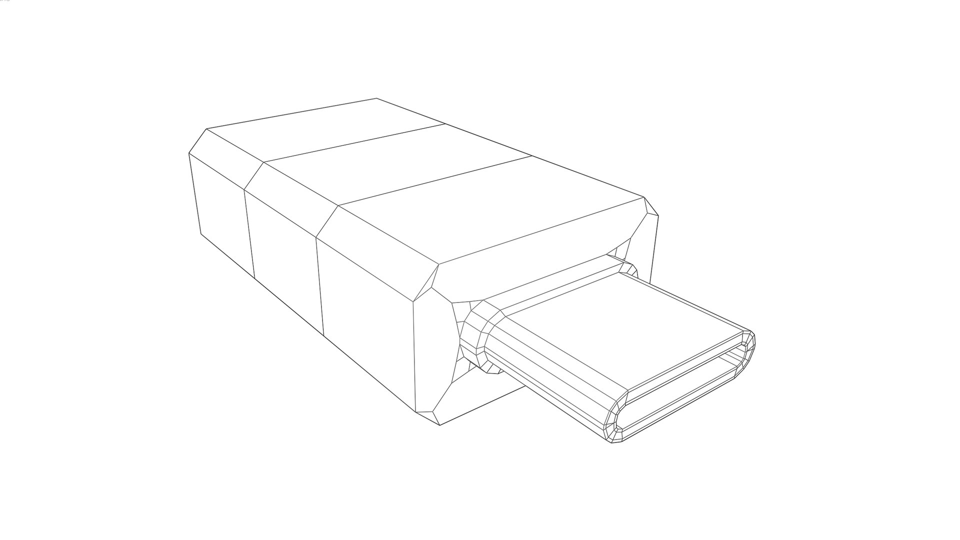 3D USB Type C Adapter - TurboSquid 1941798