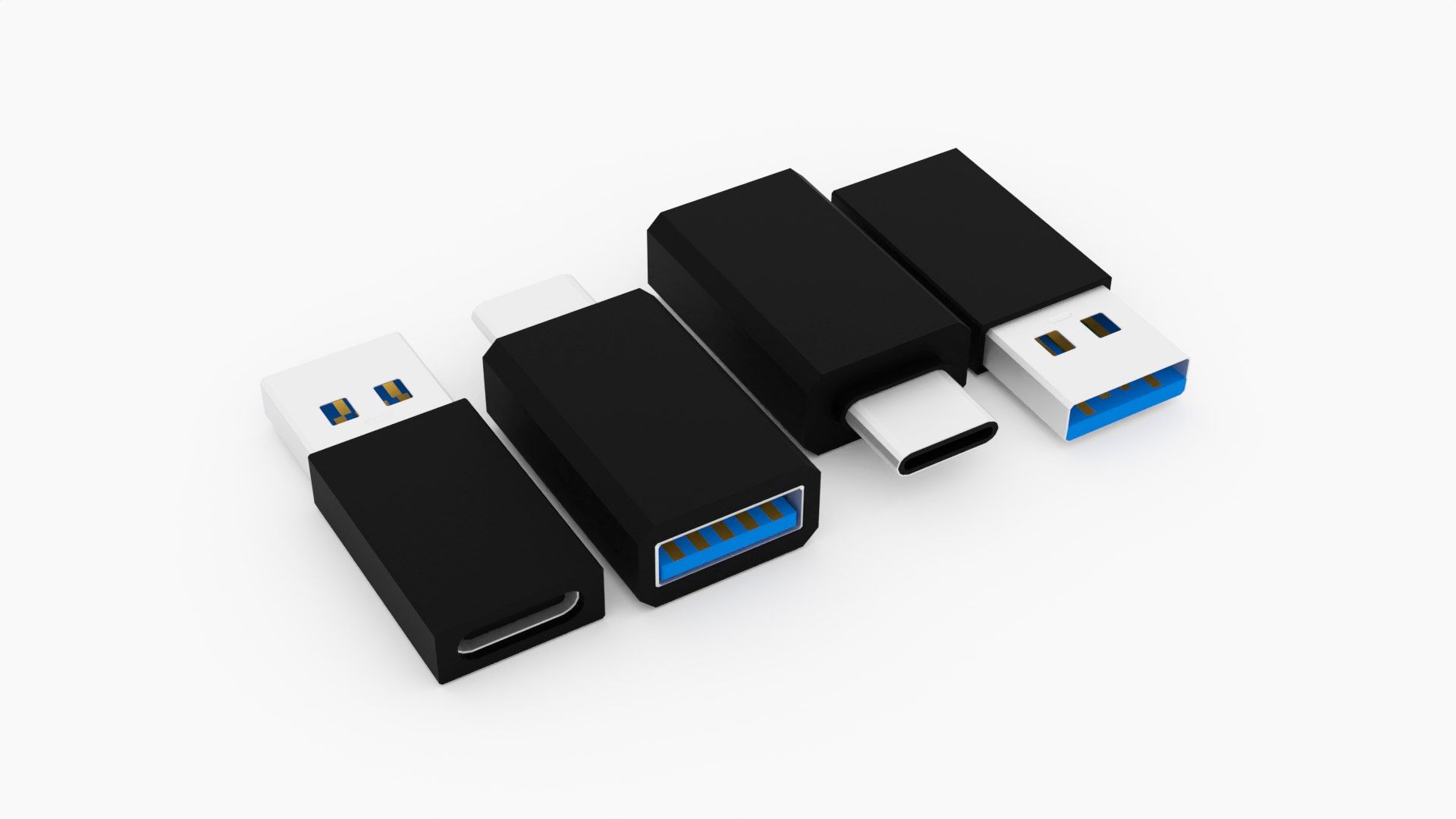 3D USB Type C Adapter - TurboSquid 1941798