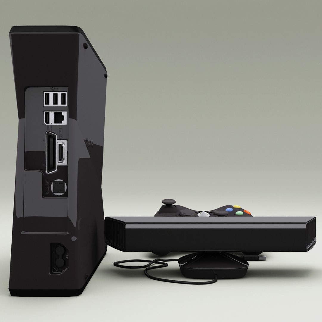 3d C4d Xbox 360 Slim 3
