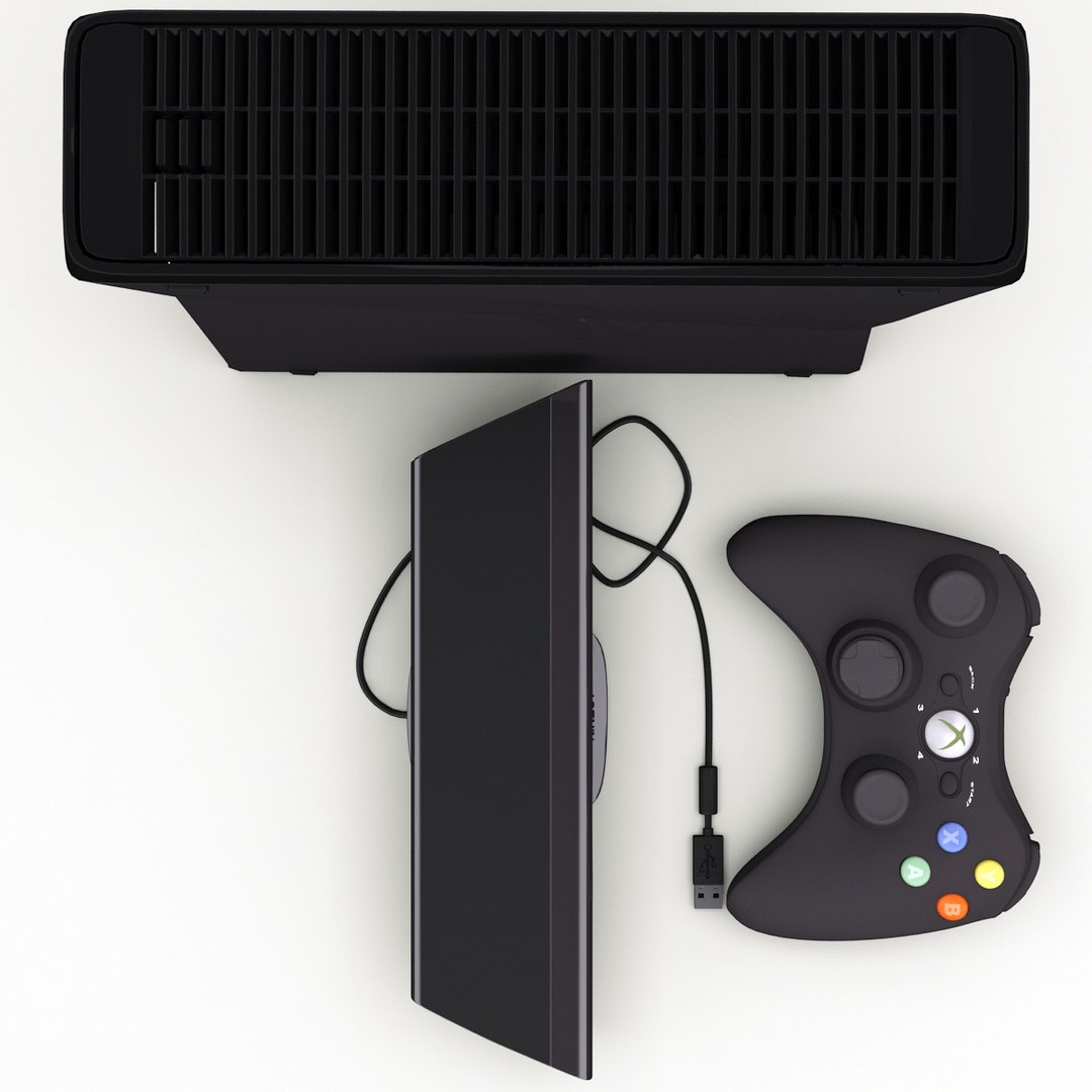 3d C4d Xbox 360 Slim 3