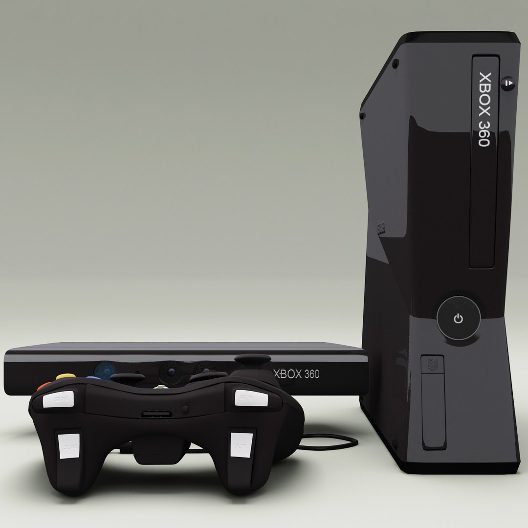 3d C4d Xbox 360 Slim 3