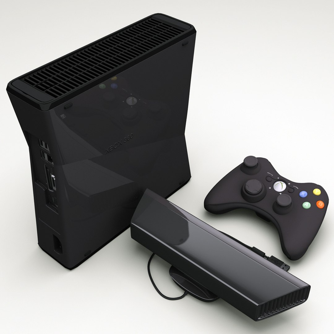 3d C4d Xbox 360 Slim 3