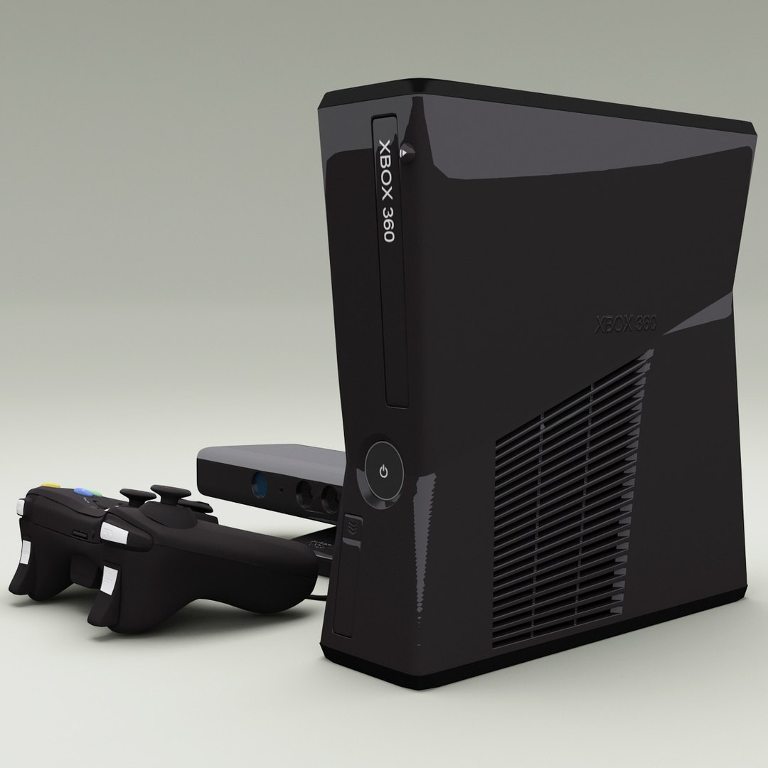 3d C4d Xbox 360 Slim 3