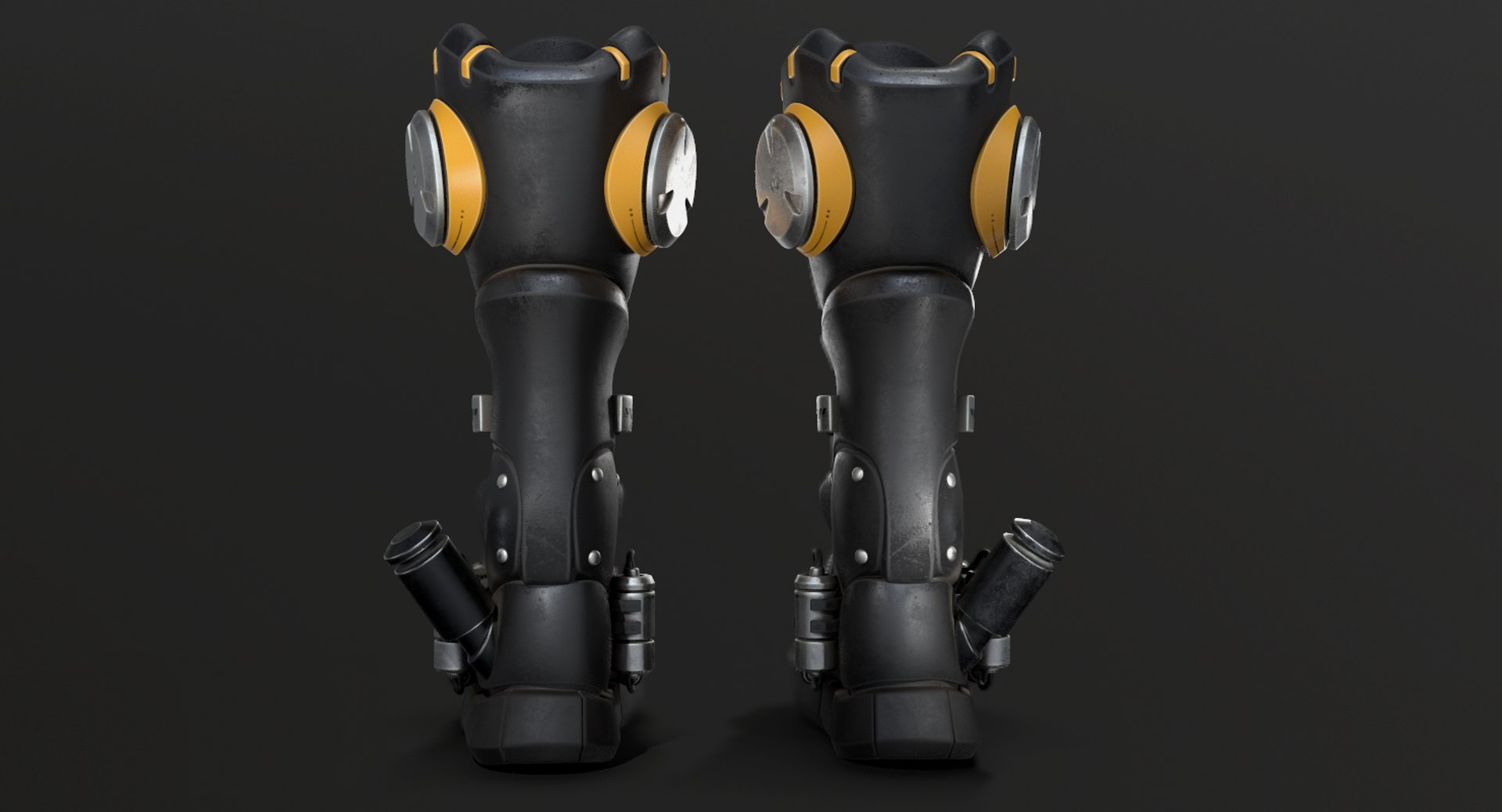 Sci-fi Boots 3d C4d