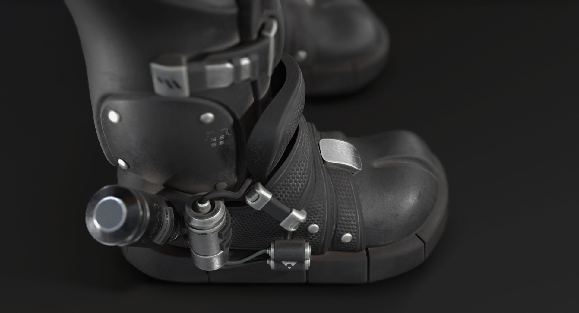 Sci-fi Boots 3d C4d