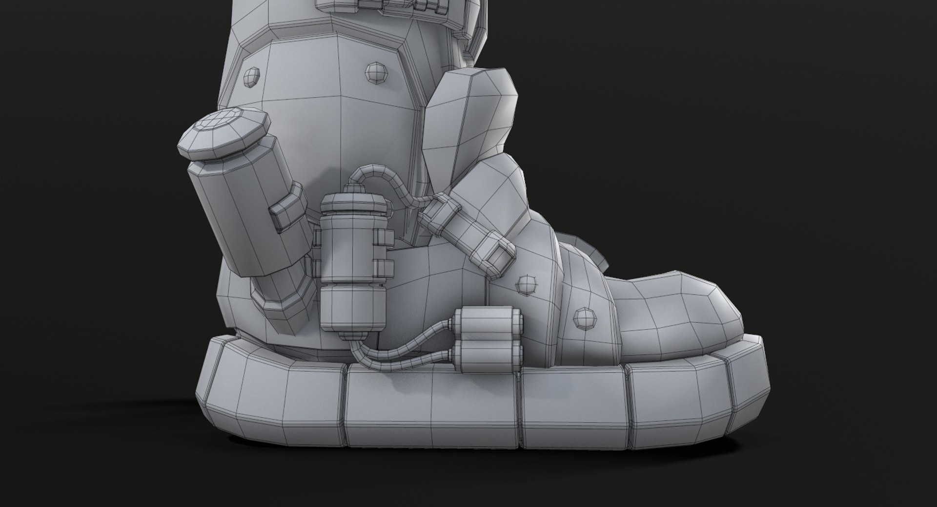Sci-fi Boots 3d C4d