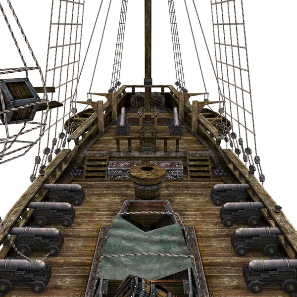 3D clipper sailing ship - TurboSquid 1520076