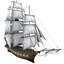 3D Clipper Sailing Ship - TurboSquid 1520076