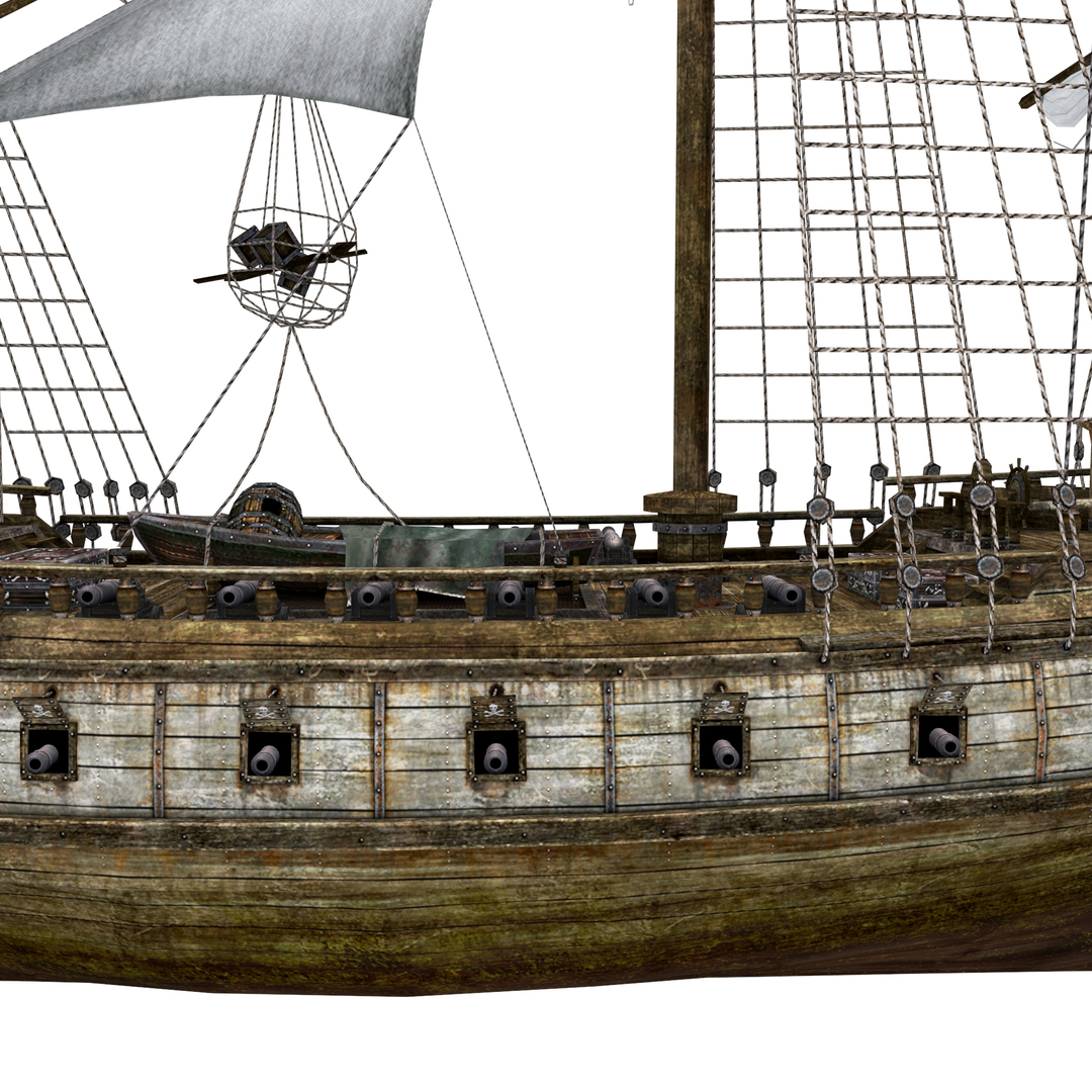 3D clipper sailing ship - TurboSquid 1520076