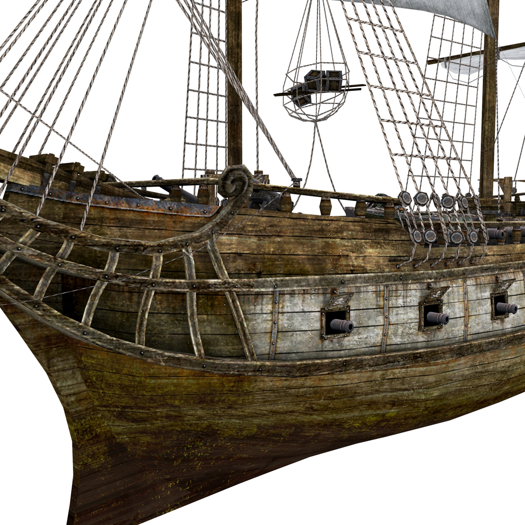 3D clipper sailing ship - TurboSquid 1520076
