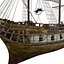 3D Clipper Sailing Ship - TurboSquid 1520076