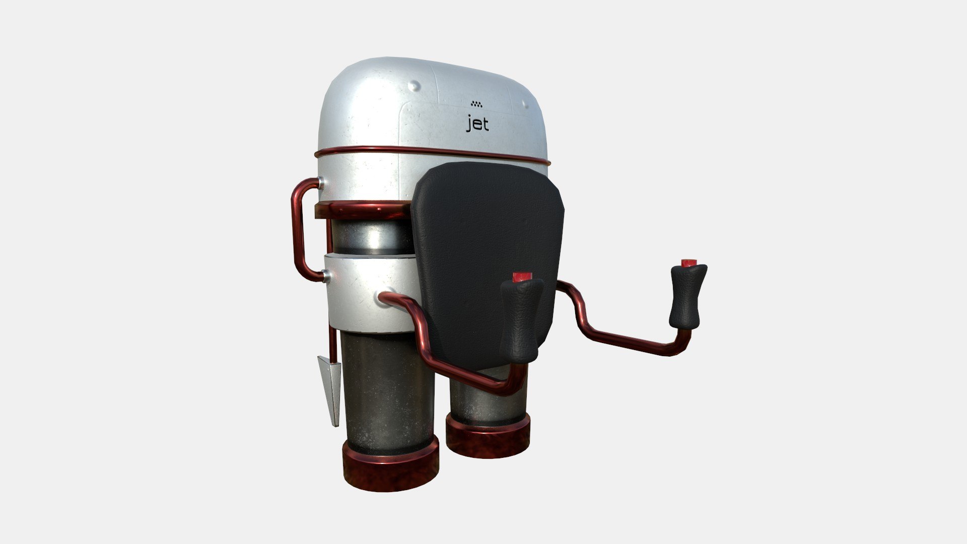 3D Model Jetpack C07 Red Steel - SciFi Character Design - TurboSquid ...