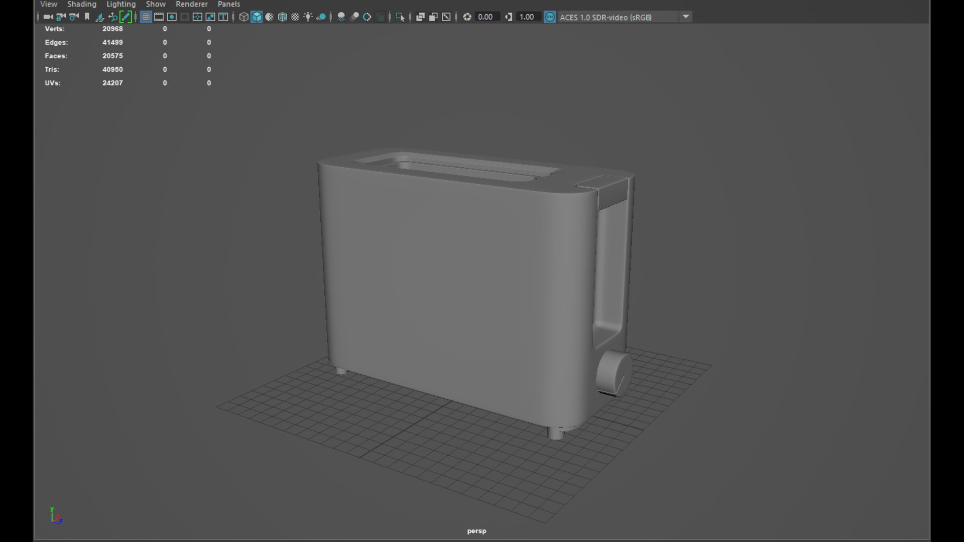 3D Model Single Slice Cool Touch Toaster Precision-Crafted 3D Model ...