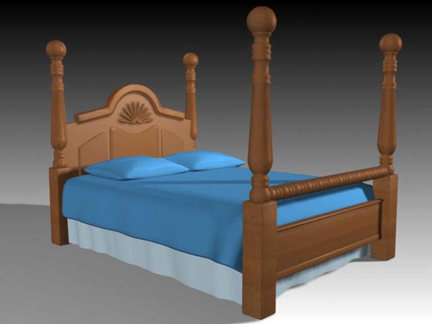 bed 3d max