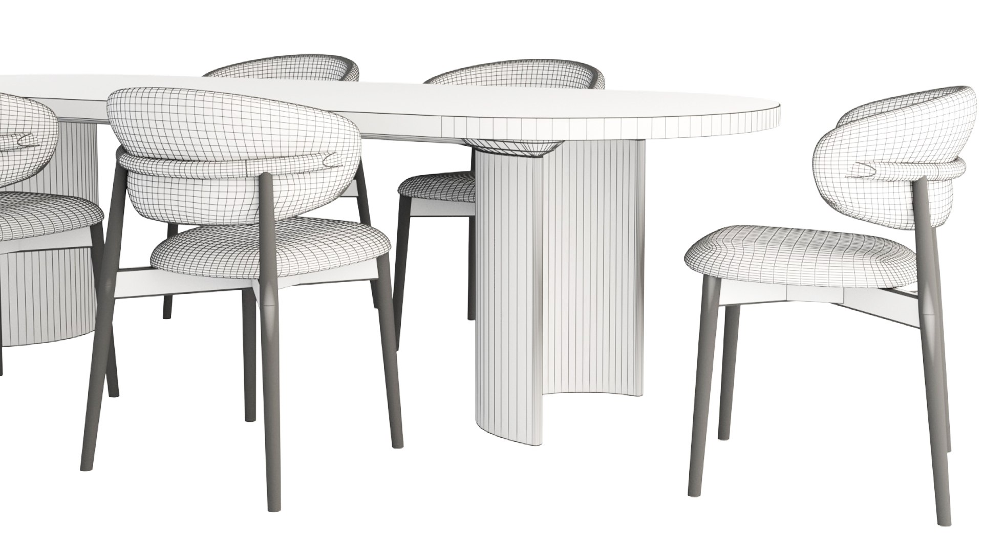 3D Oleandro Chair And Blevio Table Model - TurboSquid 2071579