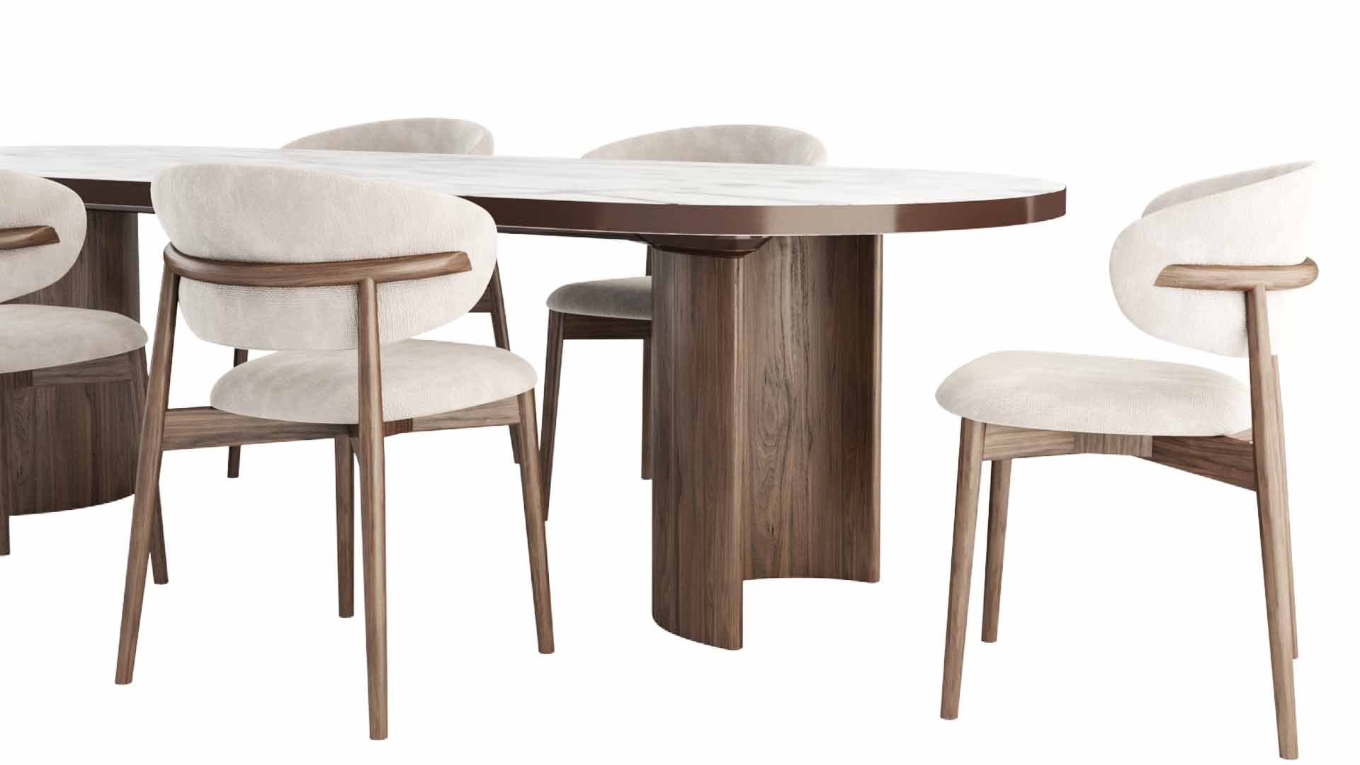 3D Oleandro Chair And Blevio Table Model - TurboSquid 2071579