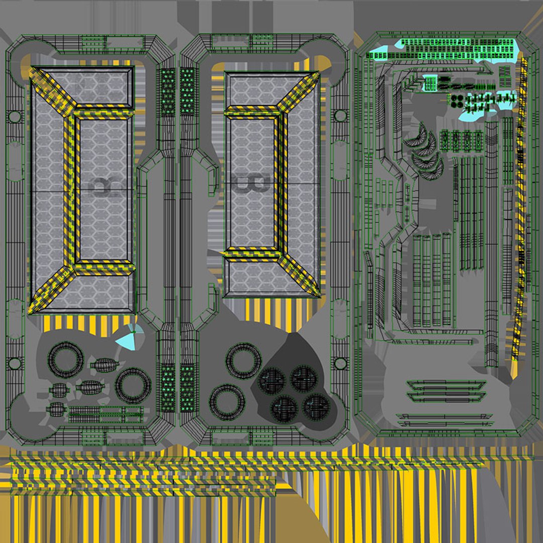 3D Gate B Model - TurboSquid 1661183