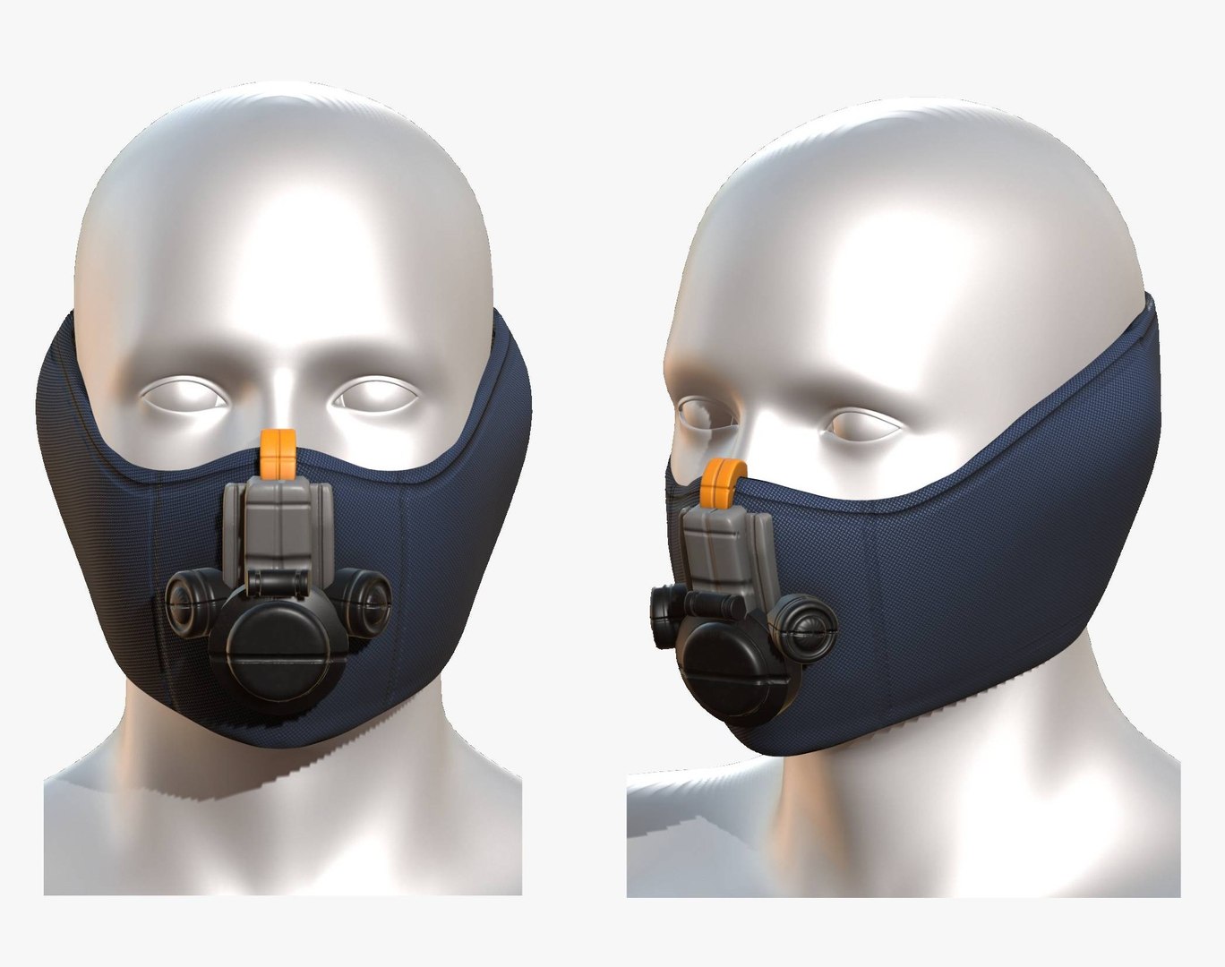 Gas mask 3D model - TurboSquid 1603833