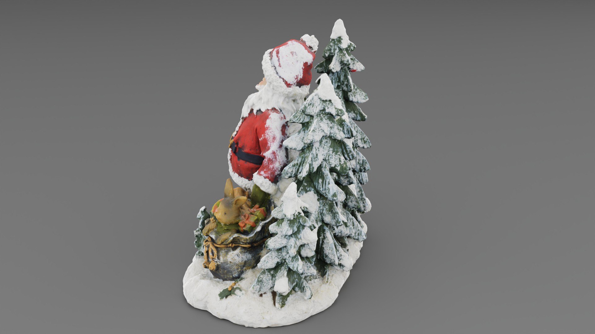 3D Santa Claus Cristmas scene 3D model model - TurboSquid 2006615