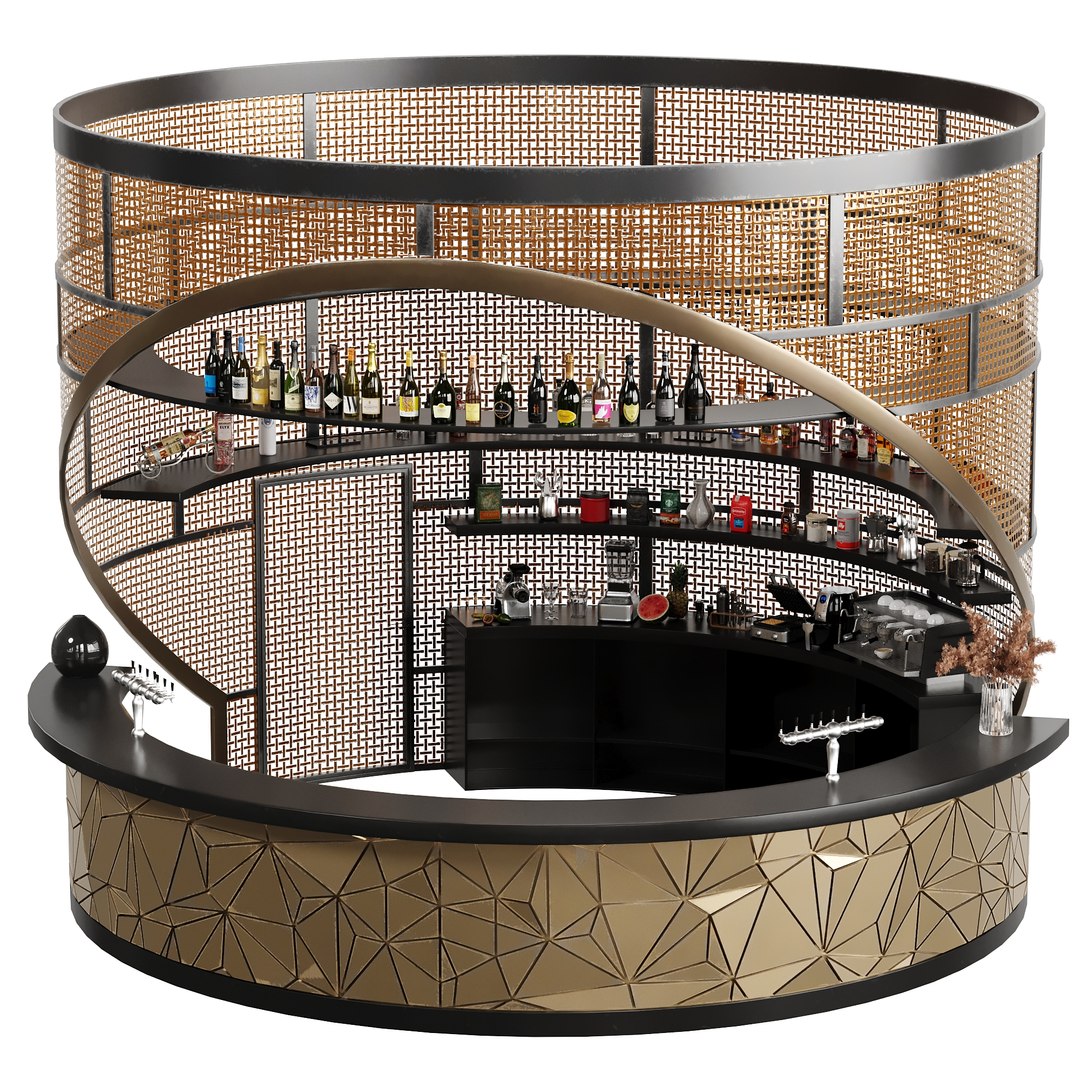 3d Model Bar 26 Lobby Bar Turbosquid 2286854
