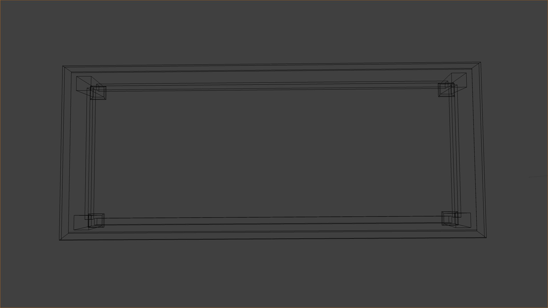 3d table w stone topped model