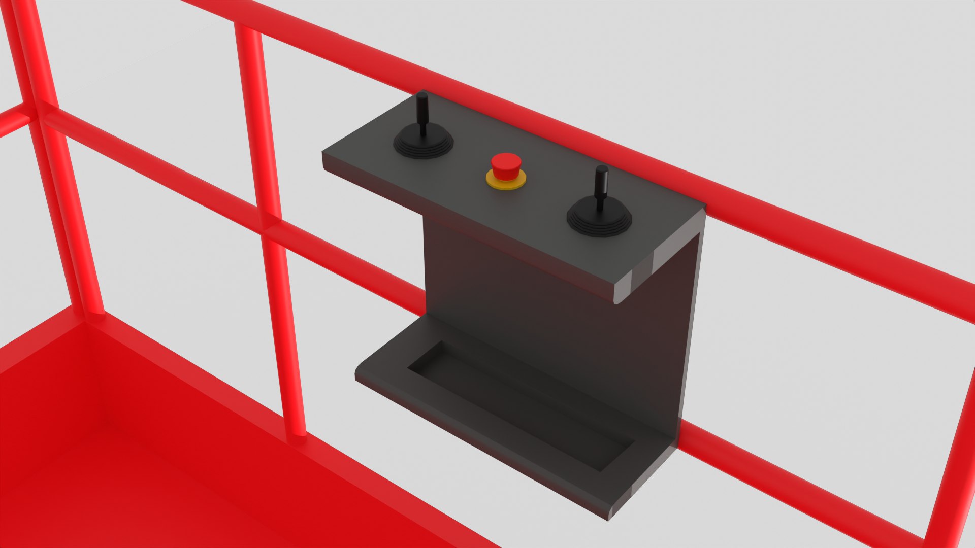 3D Model Scissor Lifter - Manlift Low-poly - TurboSquid 2181150