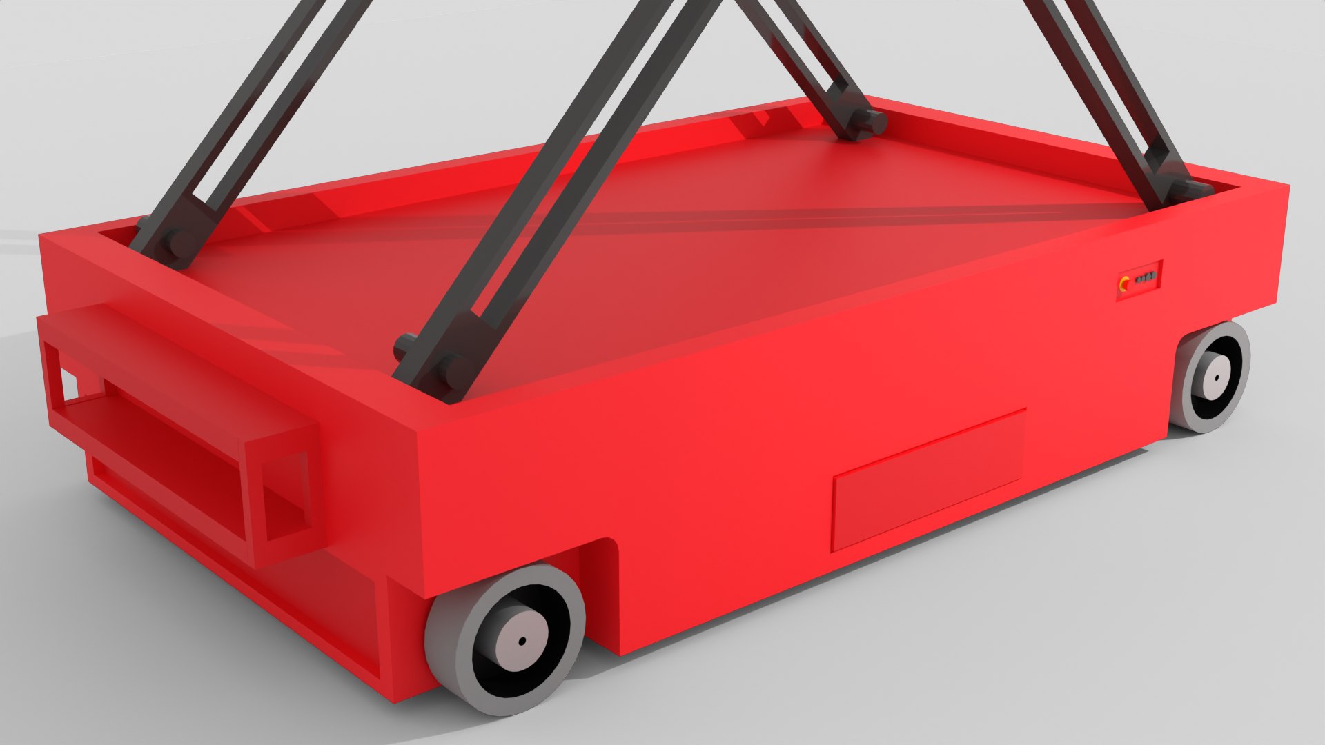 3D Model Scissor Lifter - Manlift Low-poly - TurboSquid 2181150