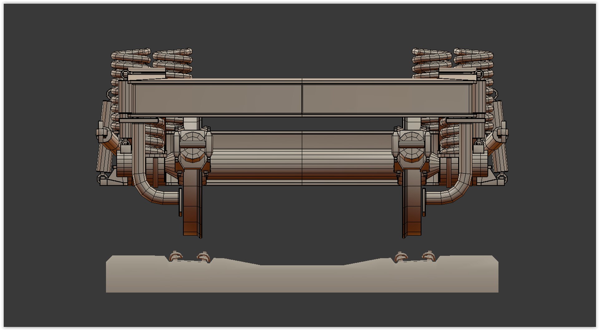 Locomotive Bogie 3D Model - TurboSquid 1407980