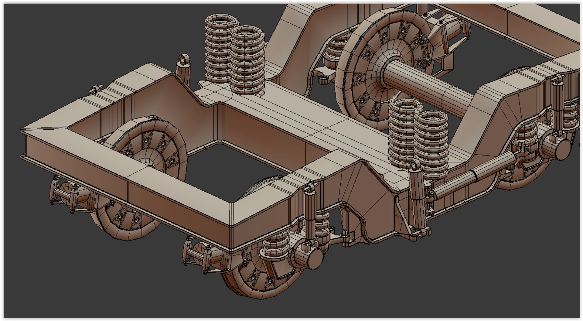 Locomotive Bogie 3D Model - TurboSquid 1407980