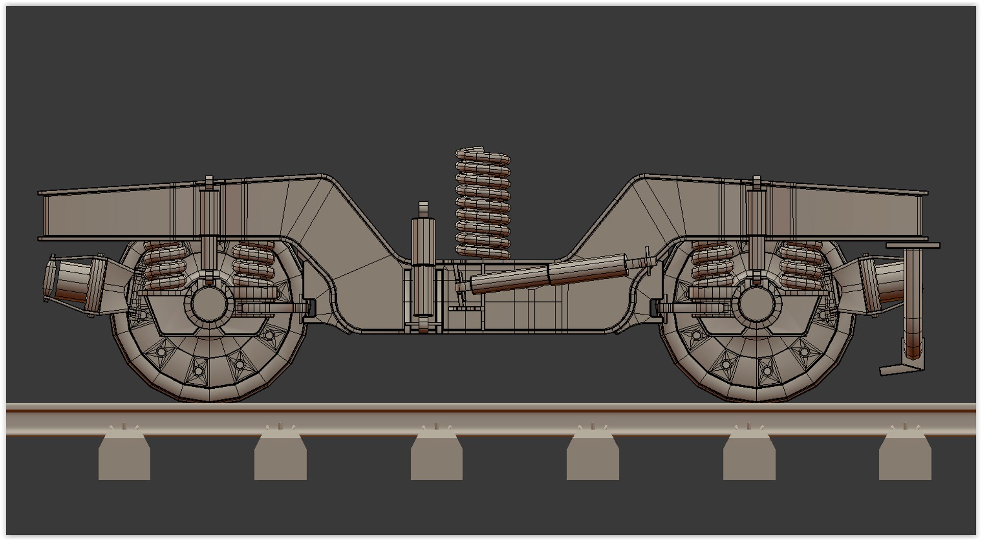 Locomotive Bogie 3D Model - TurboSquid 1407980