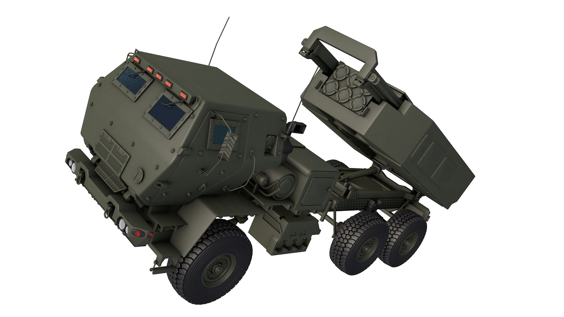 M142 HIMARS Multiple Rocket Launcher 3D Model - TurboSquid 2075372