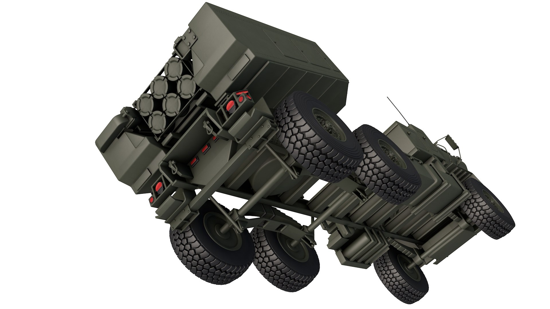 M142 HIMARS Multiple Rocket Launcher 3D Model - TurboSquid 2075372
