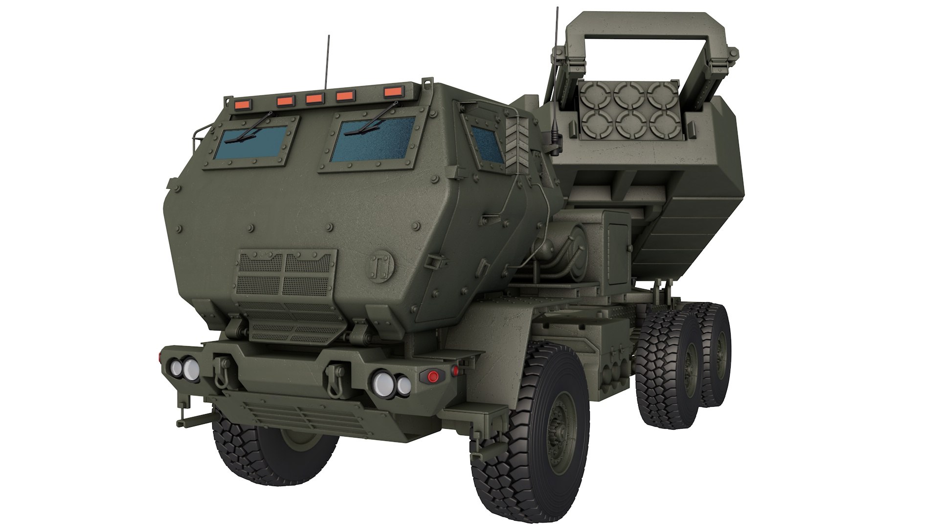 M142 HIMARS Multiple Rocket Launcher 3D Model - TurboSquid 2075372