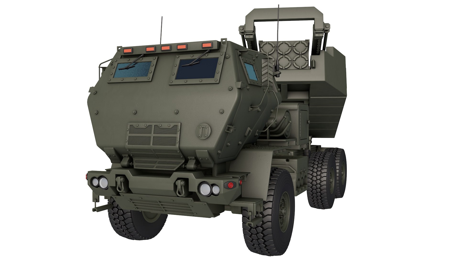 M142 HIMARS Multiple Rocket Launcher 3D Model - TurboSquid 2075372